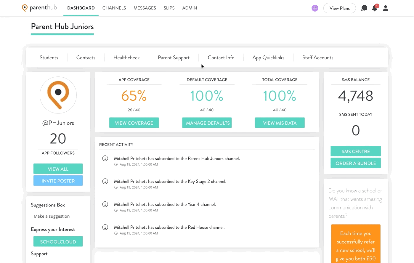 Back-to-School Guide - Direct Integration – Parent Hub